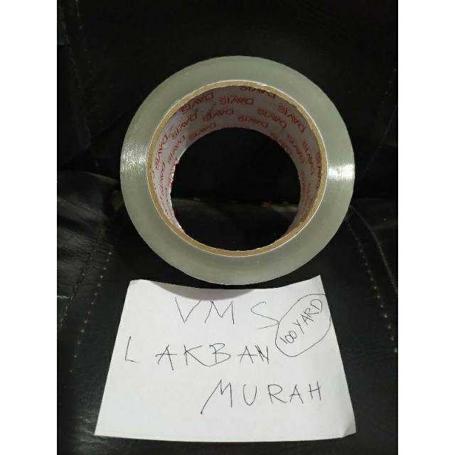 Jual Lakban Bening 48 MM X 100 YARD X 45 micron DAVIS solasiban bening ...