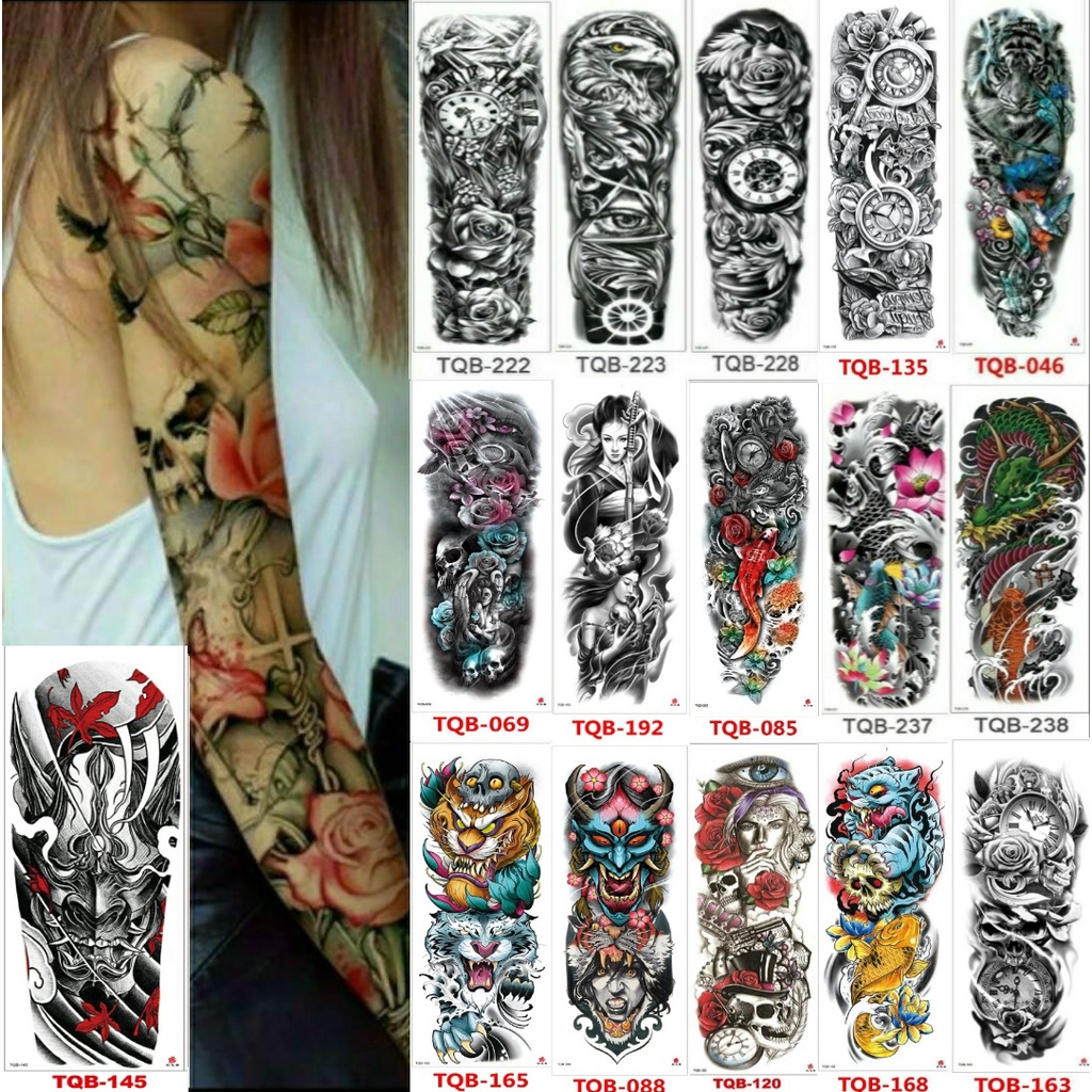 Jual motif terbaru tattoo temporer temporary tatto temporari | Shopee ...