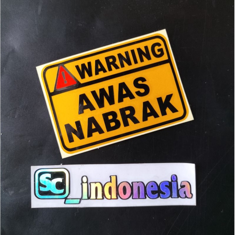 Jual STIKER WARNING PERINGATAN | Shopee Indonesia
