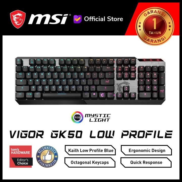 Jual Msi Vigor Gk50 Gaming Keyboard | Shopee Indonesia