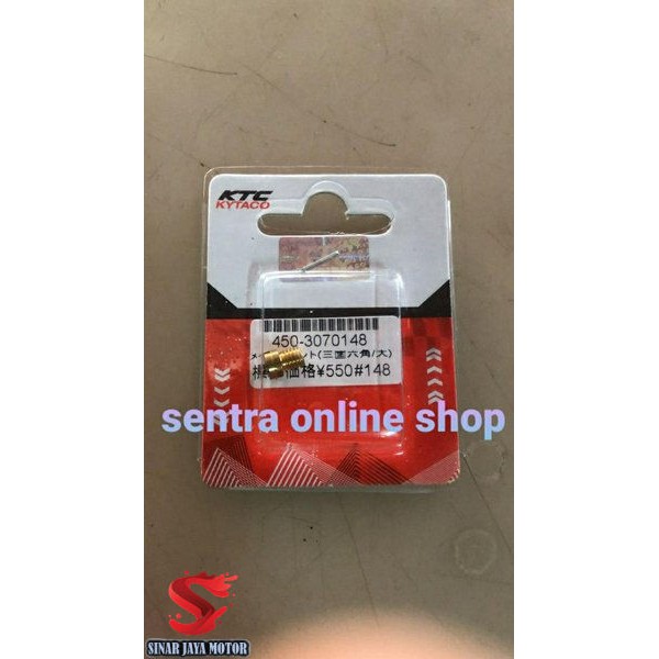 Jual Mainjet main jet spuyer pe 28 tiger ukuran 148 ktc | Shopee Indonesia