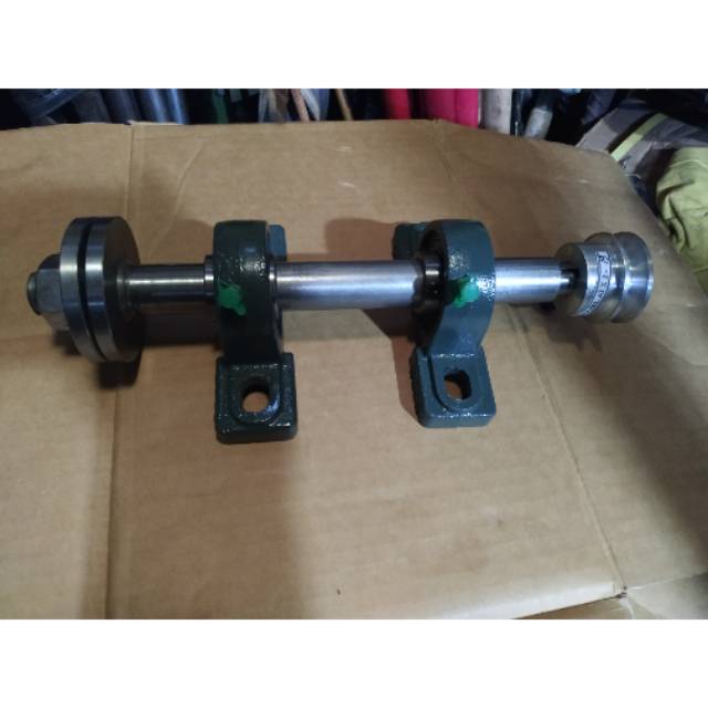 Jual As gergaji serkel 1inchi panjang 30cm lengkap dengan bearing dan ...