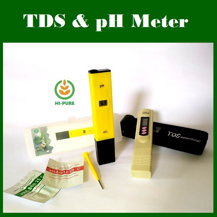 Jual TDS METER DAN PH METER DIGITAL PAKET ALAT UKUR HIDROPONIK | Shopee Indonesia