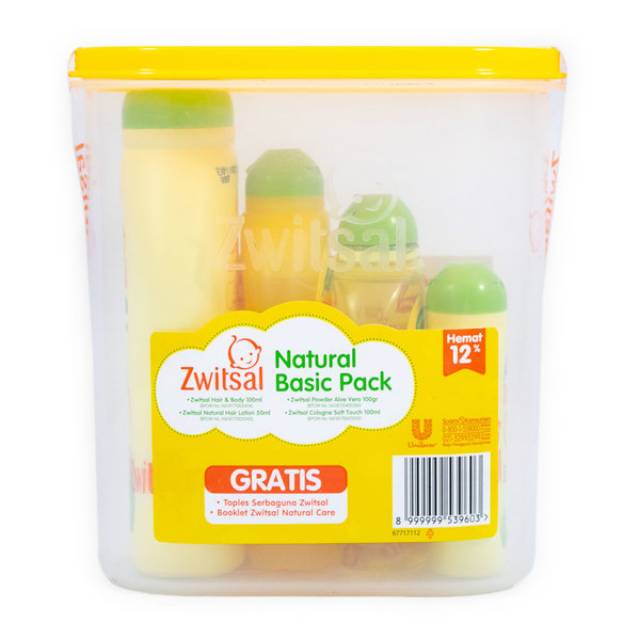 Jual ZWITSAL - Zwitsal natural basic pack (1 PAK isi 4 pcs) | Shopee Indonesia