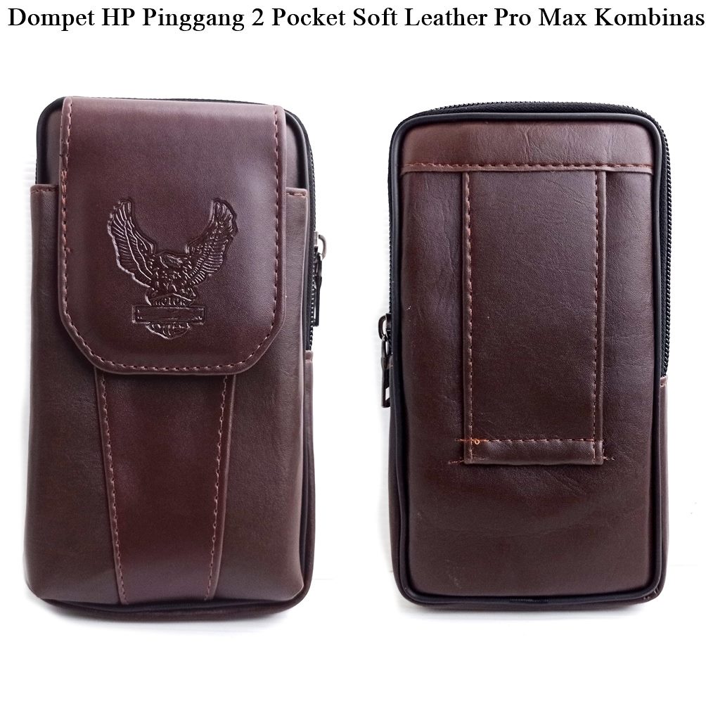 Jual Dompet Pria Hp Combi Flip Emboss Kulit Pro Max Brown | Shopee ...