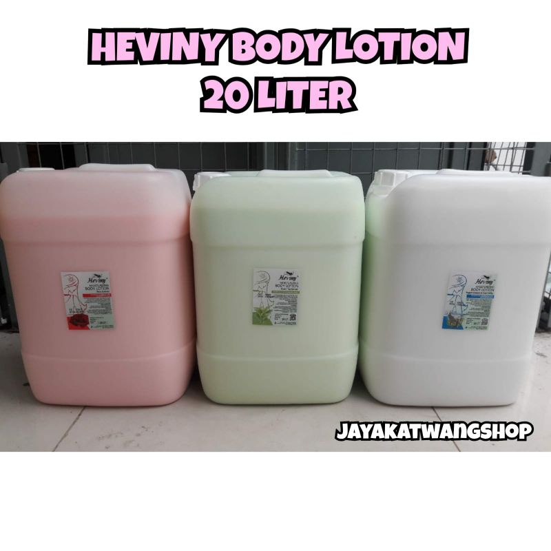 Jual HEVINY Moisturizing Hand Body Lotion 20 Liter Jurigen Yogurt Rose ...
