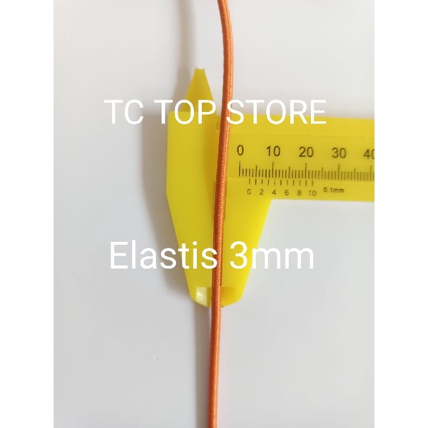 Jual Tali Karet 3mm (50 mtr) / Tali Elastis / Tali String 3 mm | Shopee ...