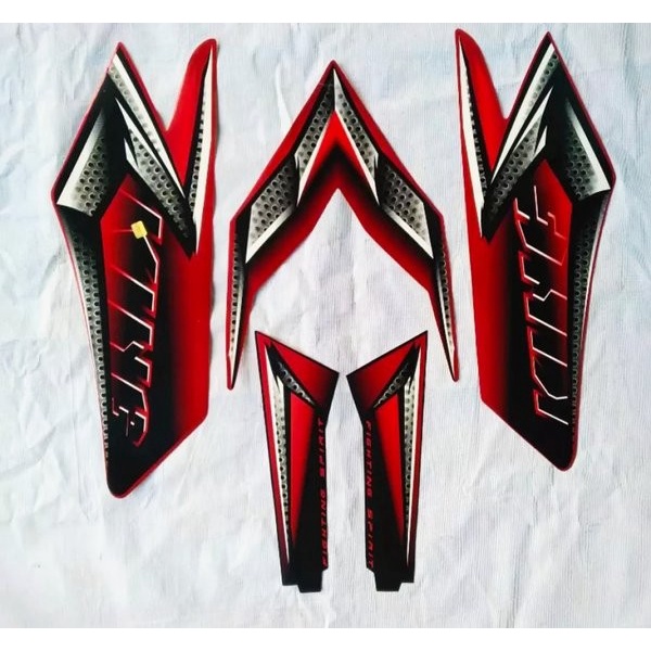 Jual stiker striping lis les polet body rx king 2008 merah peredam ...