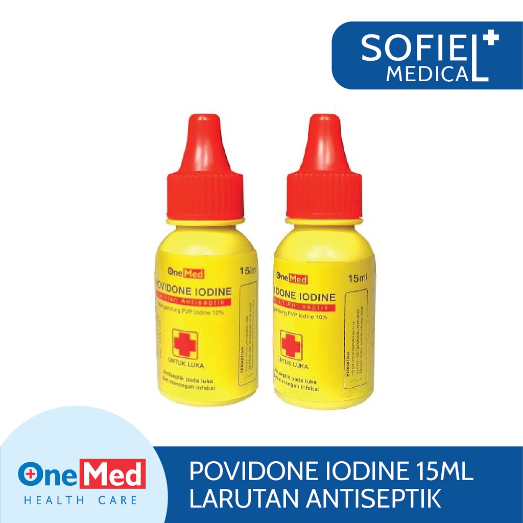 Jual Povidone Iodine 15ml / Larutan Antiseptik / Obat Merah / Obat Luka Luar | Shopee Indonesia