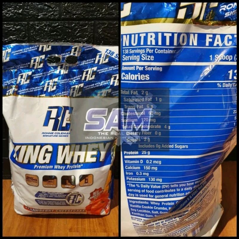 Jual Suplemen Fitness RONNIE COLEMAN RC King Whey 10 lb Protein ...