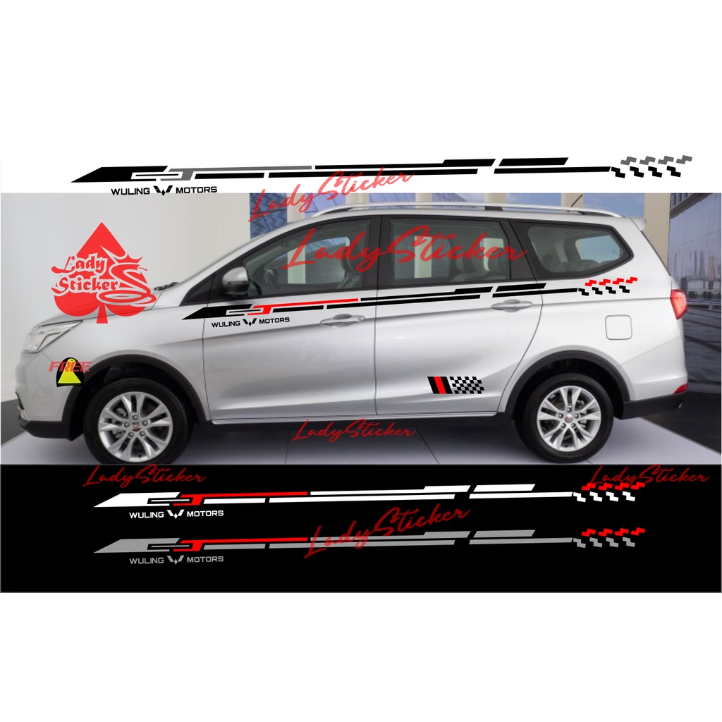 Jual PROMO sticker mobil wuling cortez almaz cutting sticker stiker ...
