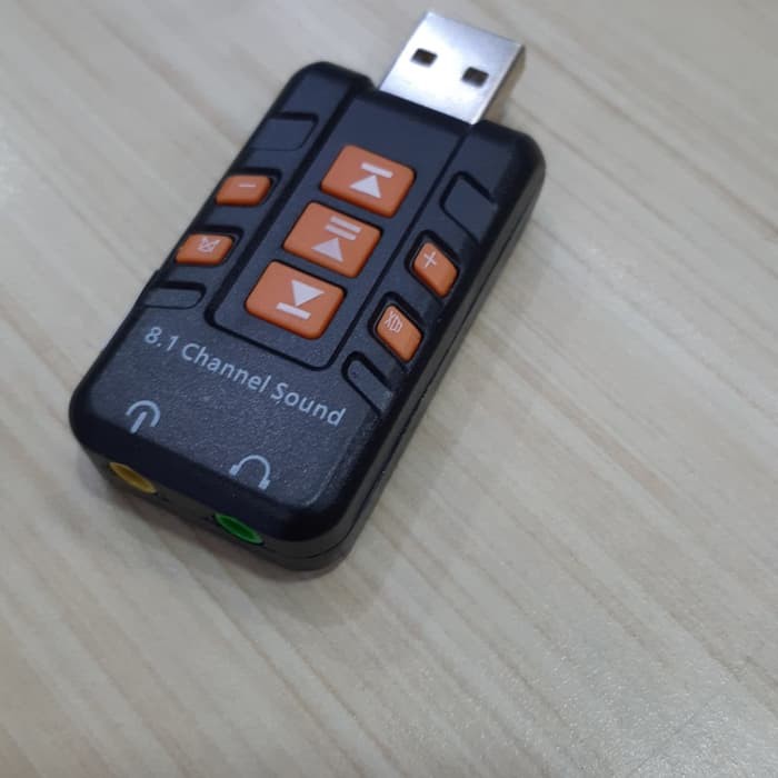 Jual Sound Card 8.1 USB Adapter 8.1 Channel 3D Audio Microphone Headset ...