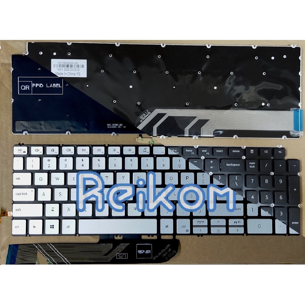 Jual Keyboard Dell Inspiron 15 3501 3502 3505 5591 P90f Latitude 3510 P101f Vostro 15 5501 5502 ...