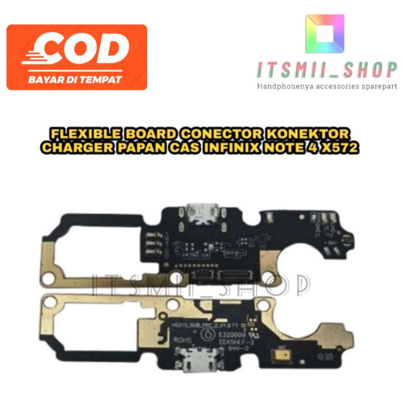 Jual FLEXIBLE BOARD CONECTOR KONEKTOR CHARGER PAPAN CAS INFINIX NOTE 4 X572 | Shopee Indonesia
