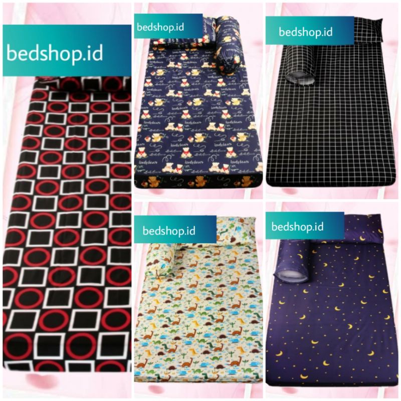 Jual Sarung kasur busa resleting No 4 Ukuran 90x200 | Shopee Indonesia