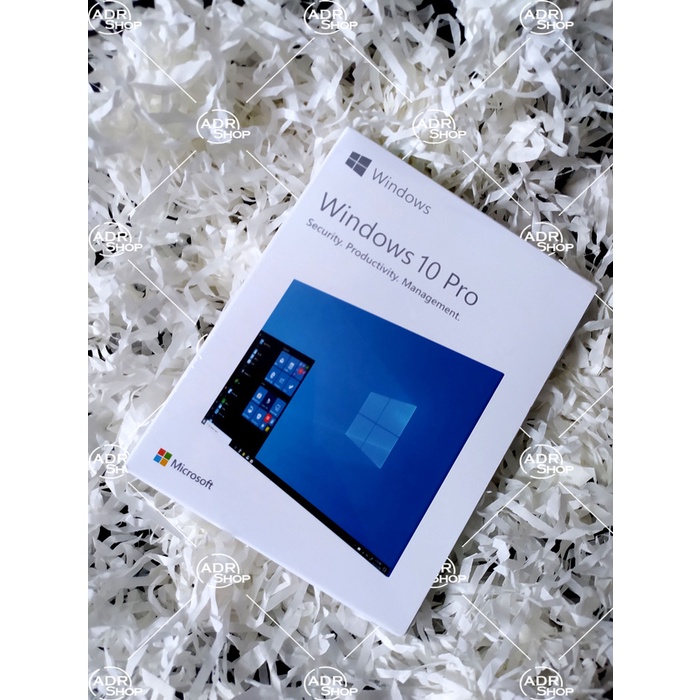 Jual NEW Windows 10 Pro Retail FPP 64/32 Bit Original Resmi | Shopee ...