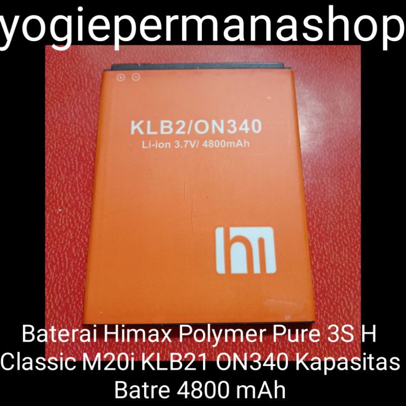 Jual BATRE BATREI BATERAI BATTERY BATTERAY HIMAX PURE 3S 3 S HIMAX H CLASSIC M20i KLB210N340 ...