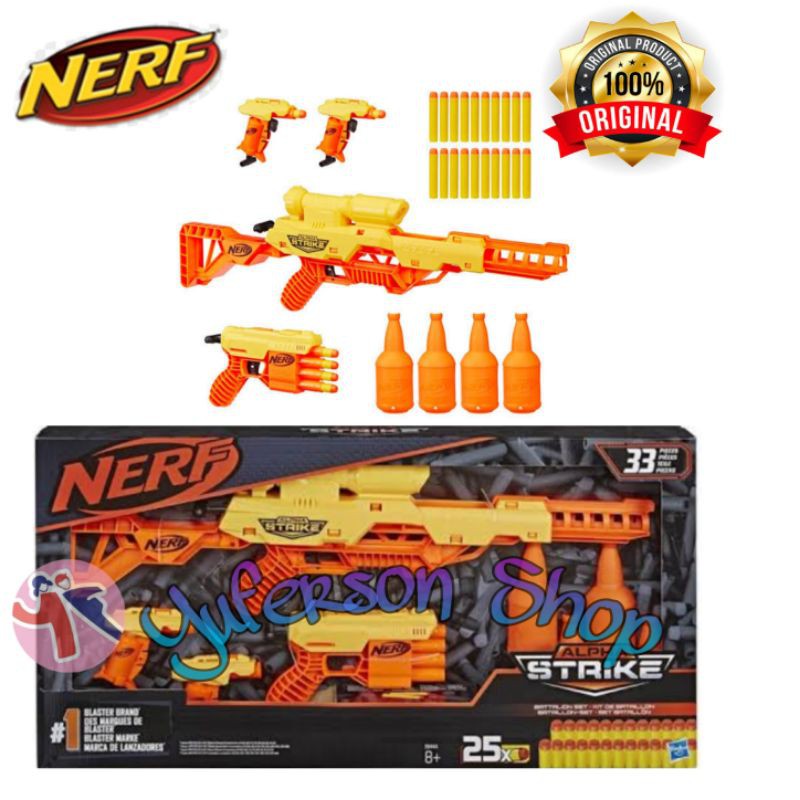 Jual Nerf Alpha Strike Battalion Set | Shopee Indonesia