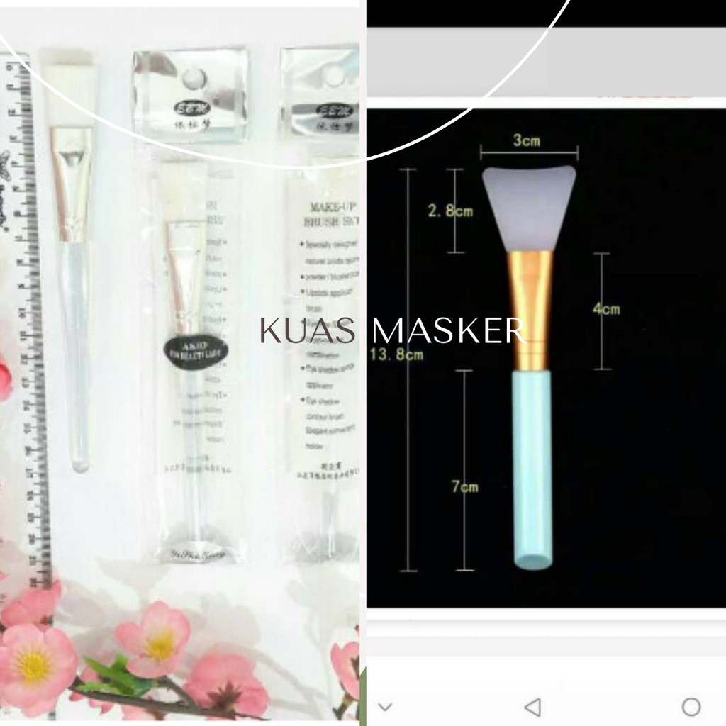 Jual Kuas Masker Bening/ Silikon Premium | Shopee Indonesia