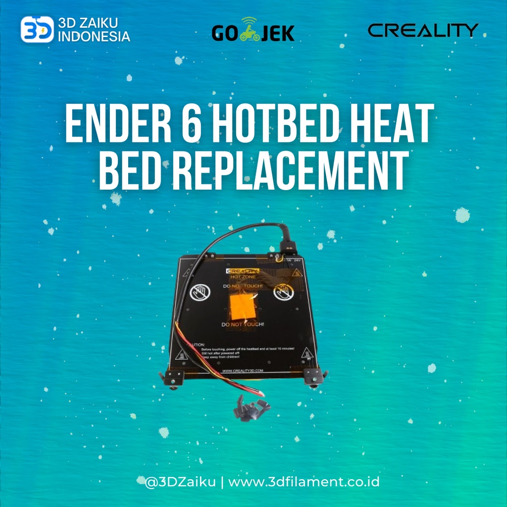 Jual Creality 3D Printer Ender 6 Hotbed Heat Bed Replacement | Shopee ...