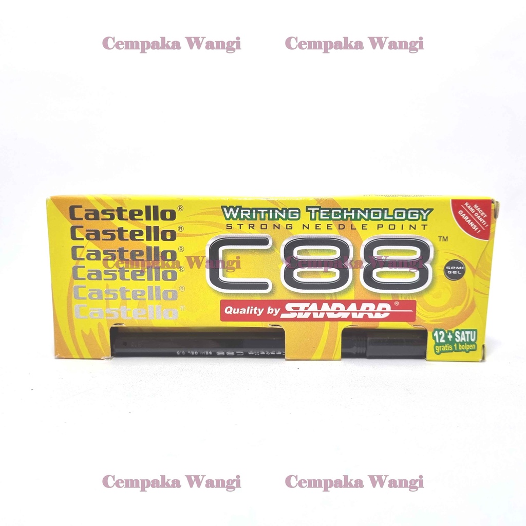 Jual pulpen standard castello c88 1 box - alat tulis kantor pena sekolah | Shopee Indonesia