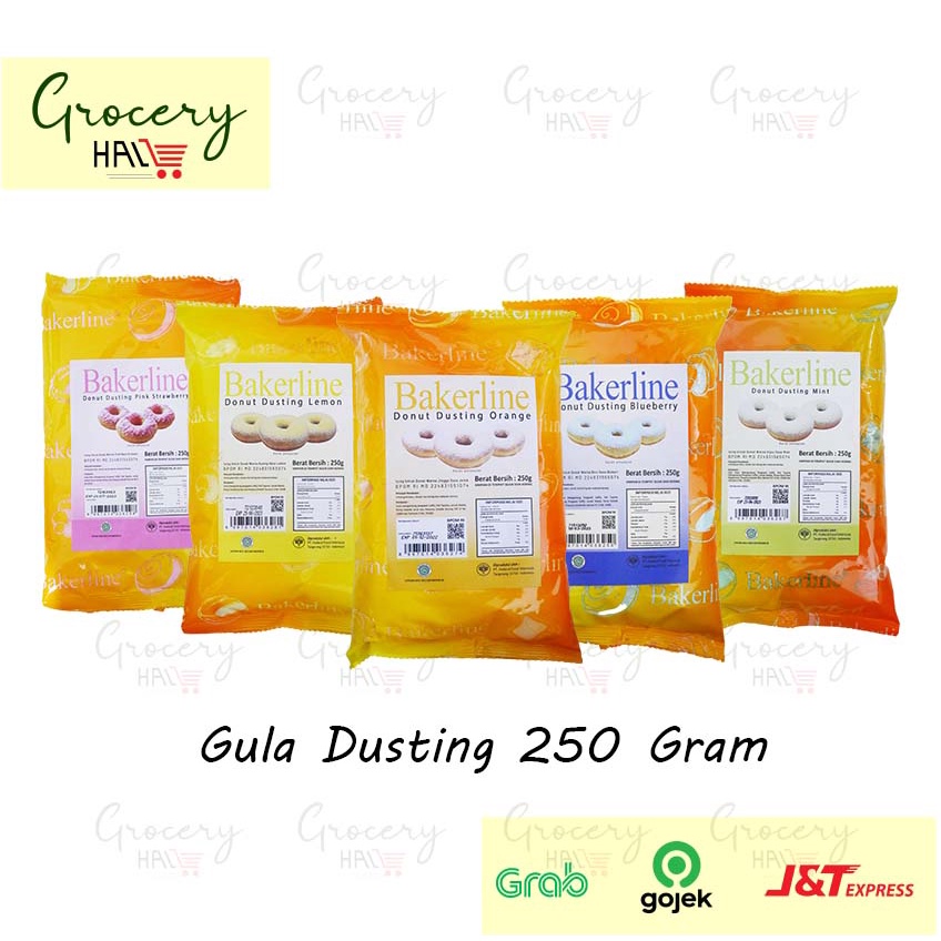 Jual BAKERLINE DUSTING SUGAR ANEKA RASA 250 GRAM - GULA DINGIN - GULA ...