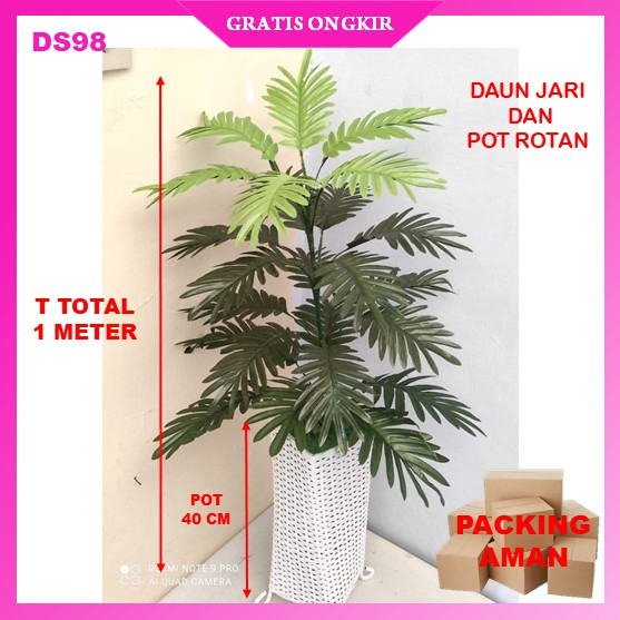 Jual Bunga Tanaman Hias Plastik Besar Artificial Artifisial Dekorasi ...