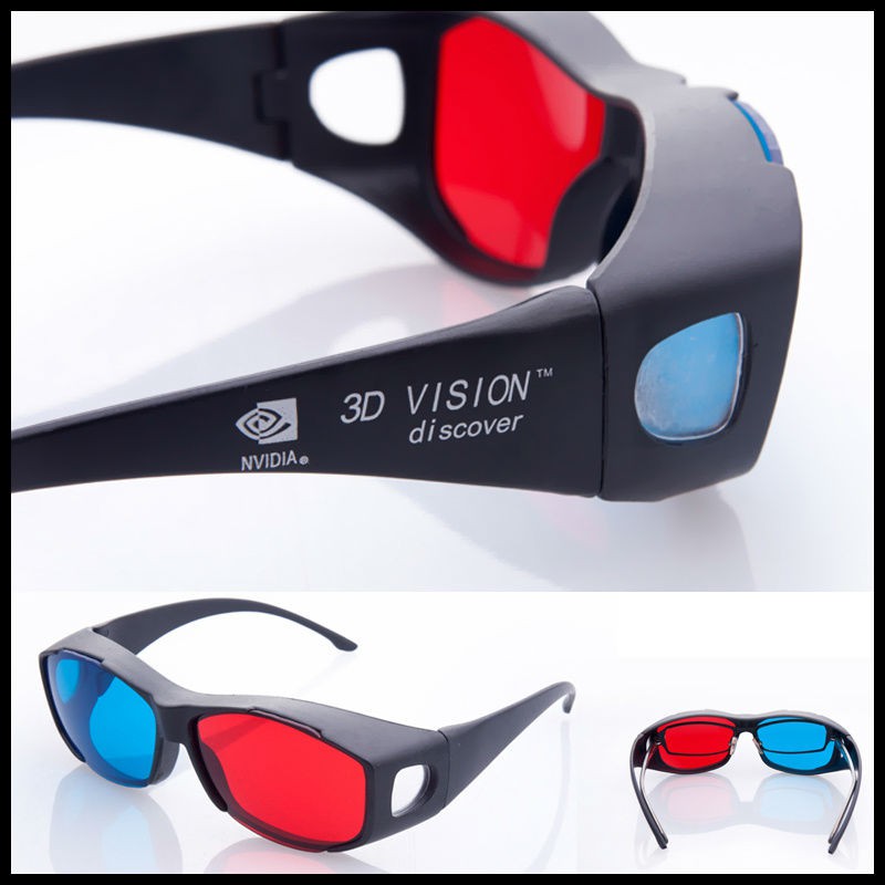 Jual Glasses Kacamata 3D Kaca Mata Frame plastik Vision Red Cyan ...