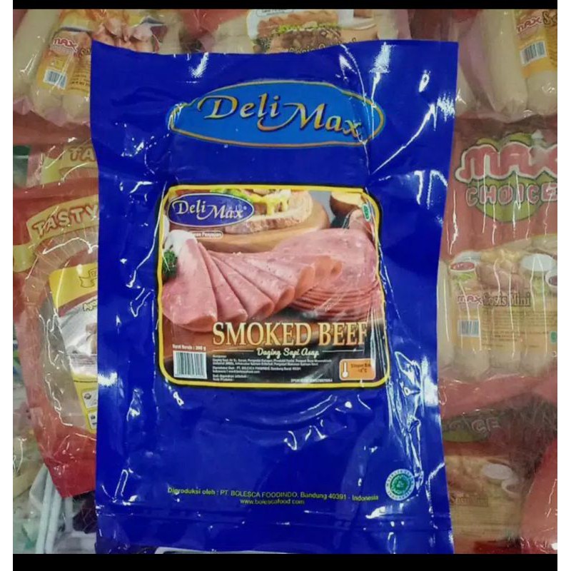 Jual DELIMAX SMOKE BEEF 200 GRAM / DAGING ASAP DELIMAX / FROZEN FOOD ...