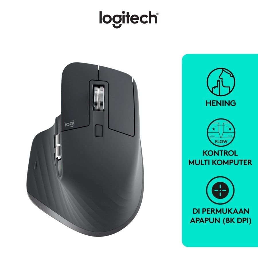 Jual Logitech MX Master 3S Wireless Bluetooth Mouse MX Master 3S ...