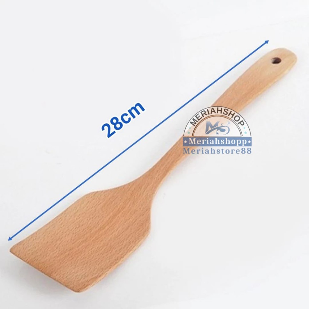 Jual SPATULA 28cm SENDOK GORENG / SODET KAYU / SUTIL KAYU Centong Nasi ...