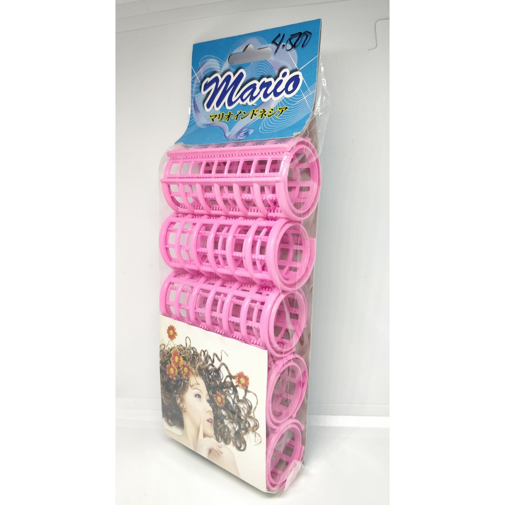 Jual Roll Rambut set Mario Dengan Penutup / ROLL RAMBUT | Shopee Indonesia