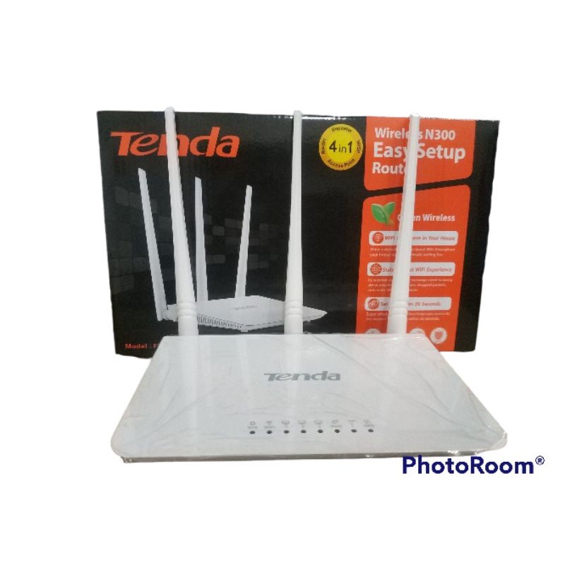 Jual TENDA F3 WIRELESS N ROUTER 300MBPS | Shopee Indonesia