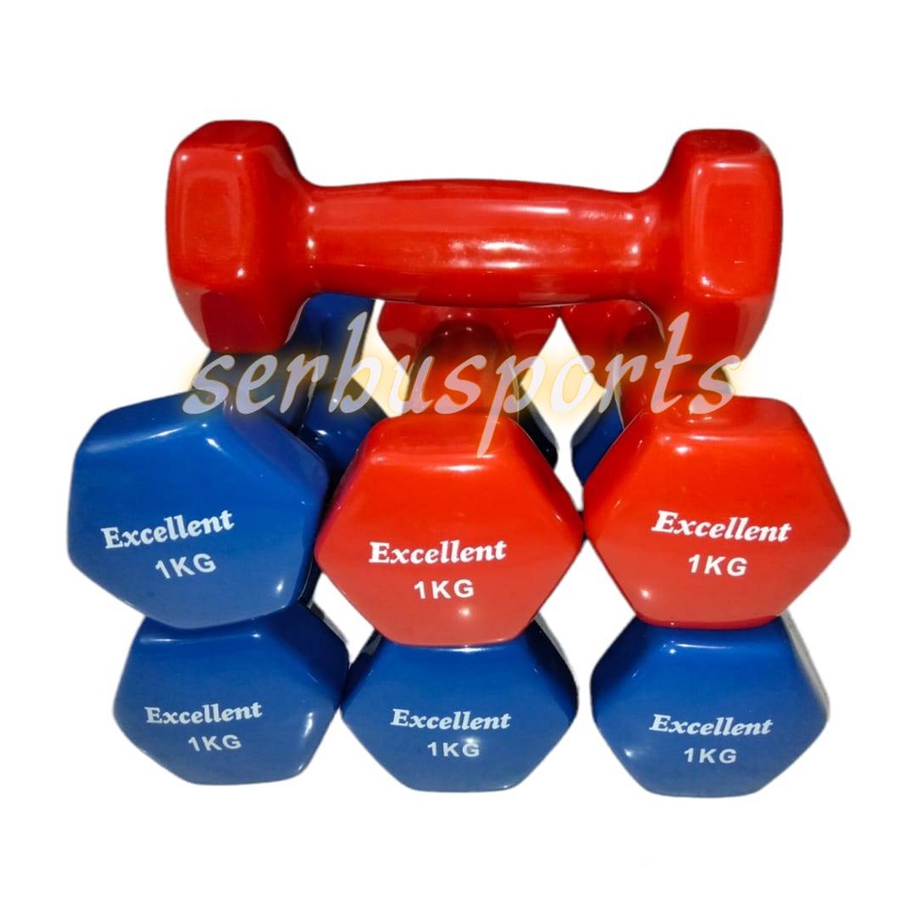Jual Dumble vinyl neoprene berat 1Kg | Shopee Indonesia