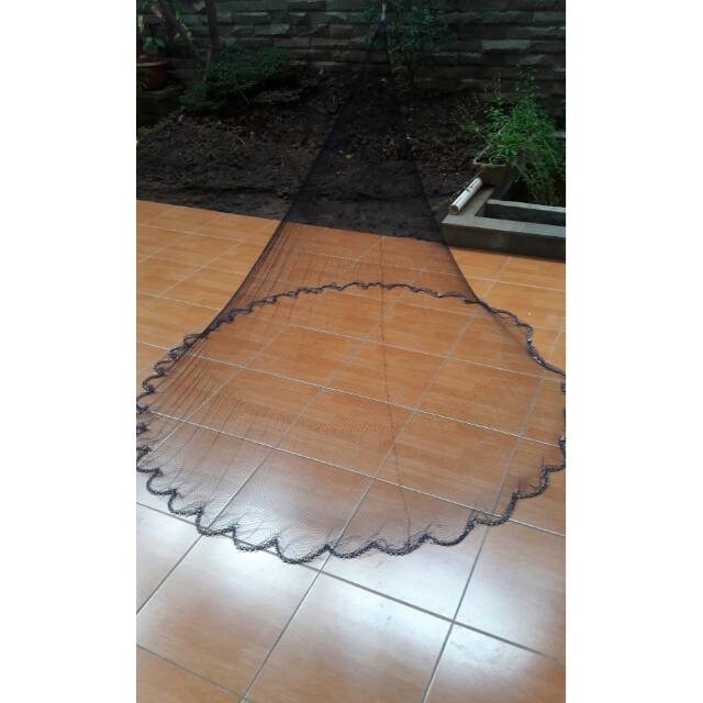 Jual Jaring Jala lempar/ jala ikan nilon 2.1 m /7feet | Shopee Indonesia