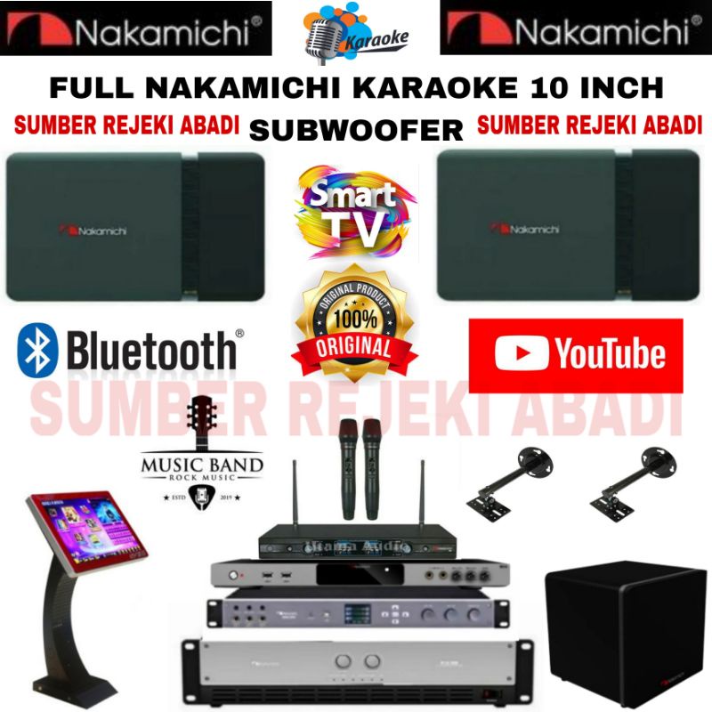 Jual PAKET SOUND SYSTEM KARAOKE FULL NAKAMICHI 10 INCH PLAYER PART1 | Shopee Indonesia