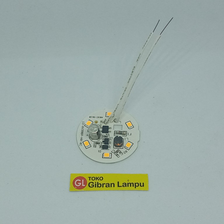Jual PCB Mata Lampu LED AC 5w Kuning - Mata LED AC 5 Watt DOB ...