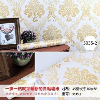 Jual Wallpaper Sticker Dinding Ukuran 45cm x 10 meter Motif VINTAGE GOLD | Shopee Indonesia
