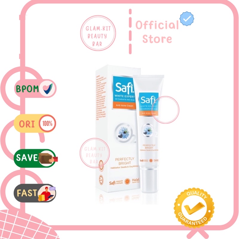 Jual Safi Anti Acne Cream 15gr | Shopee Indonesia