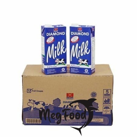 Jual Susu Diamond Uht / Diamond Milk full Cream 1 Liter - 1 Karton | Shopee Indonesia
