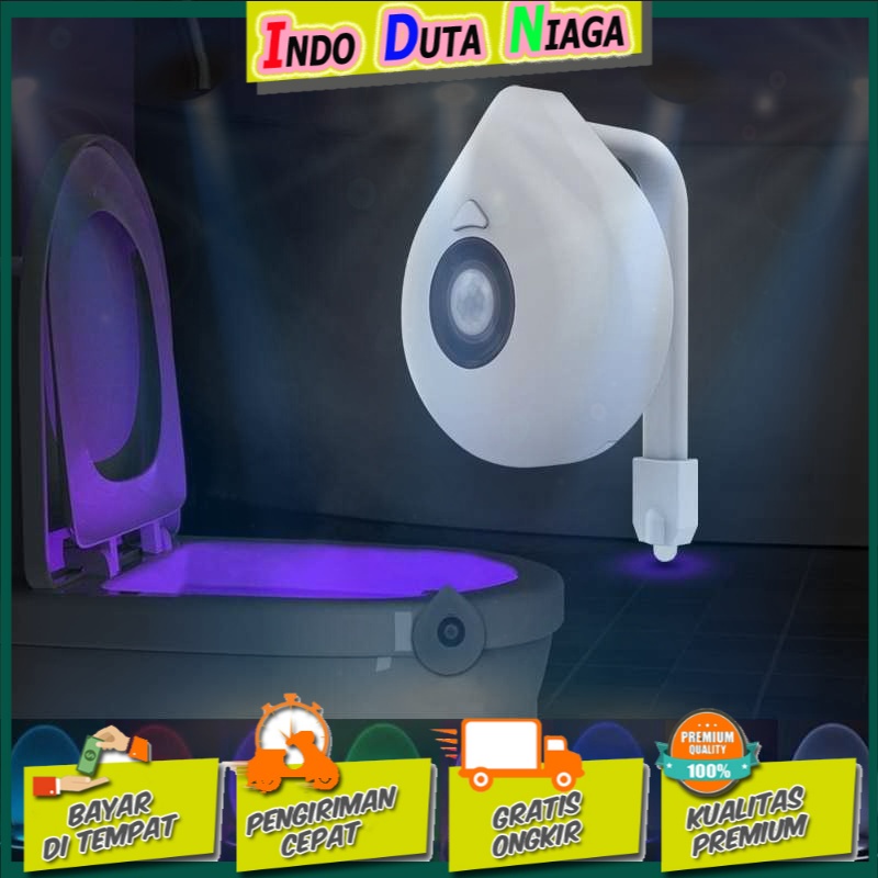 Jual Goodland Lampu LED RGB Toilet Motion & Light Sensor 8 Warna - GL8 ...