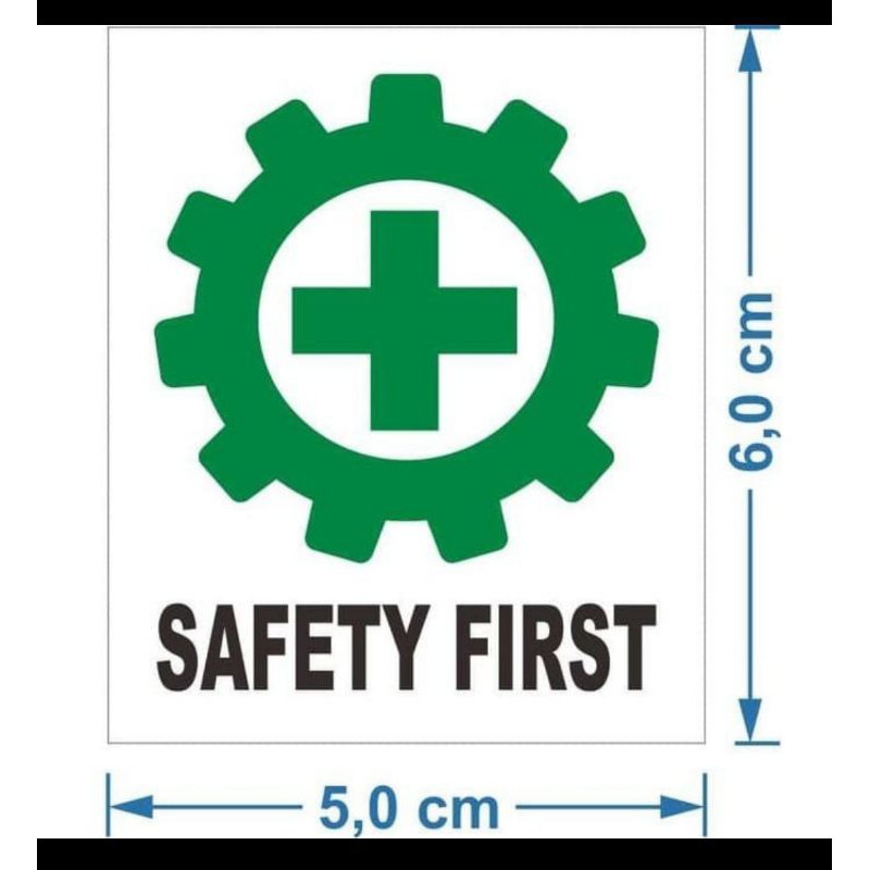 Jual stiker helm safety first 5x6cm | Shopee Indonesia