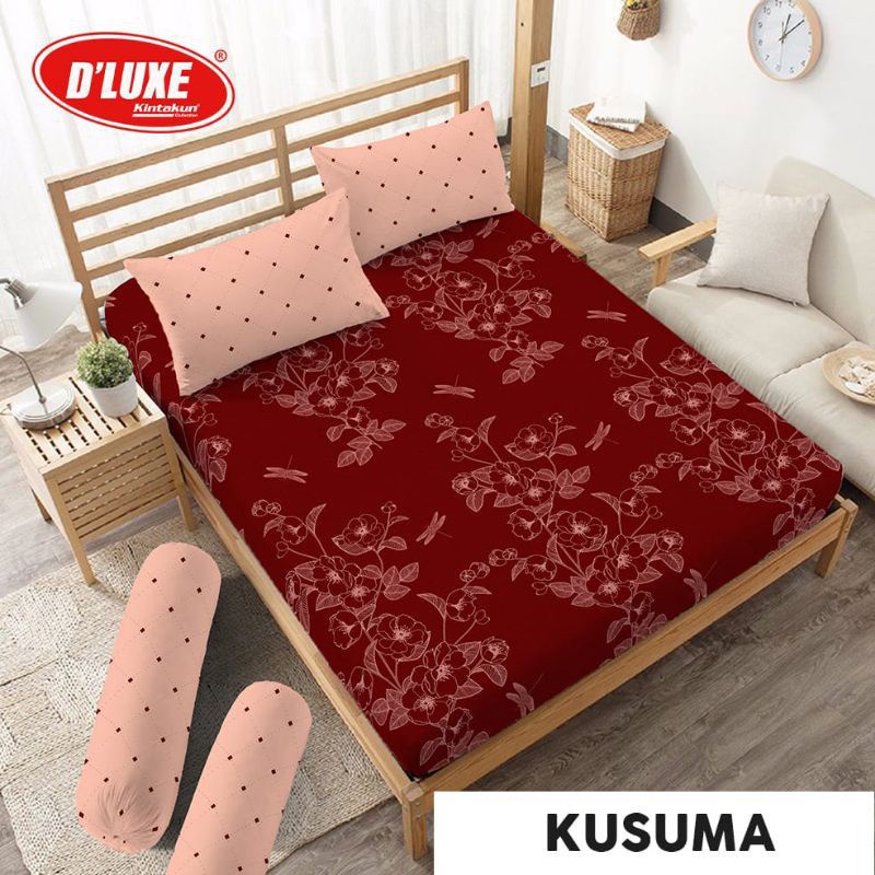 Jual Sprei Karet Kintakun 180 Dluxe Microfiber (3in1) Deluxe | Shopee ...