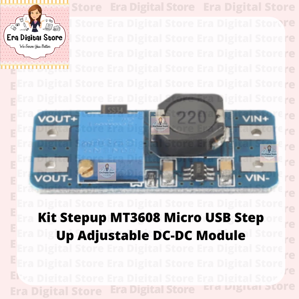 Jual Kit Stepup MT3608 Micro USB Step Up Adjustable DC-DC Module | Shopee Indonesia