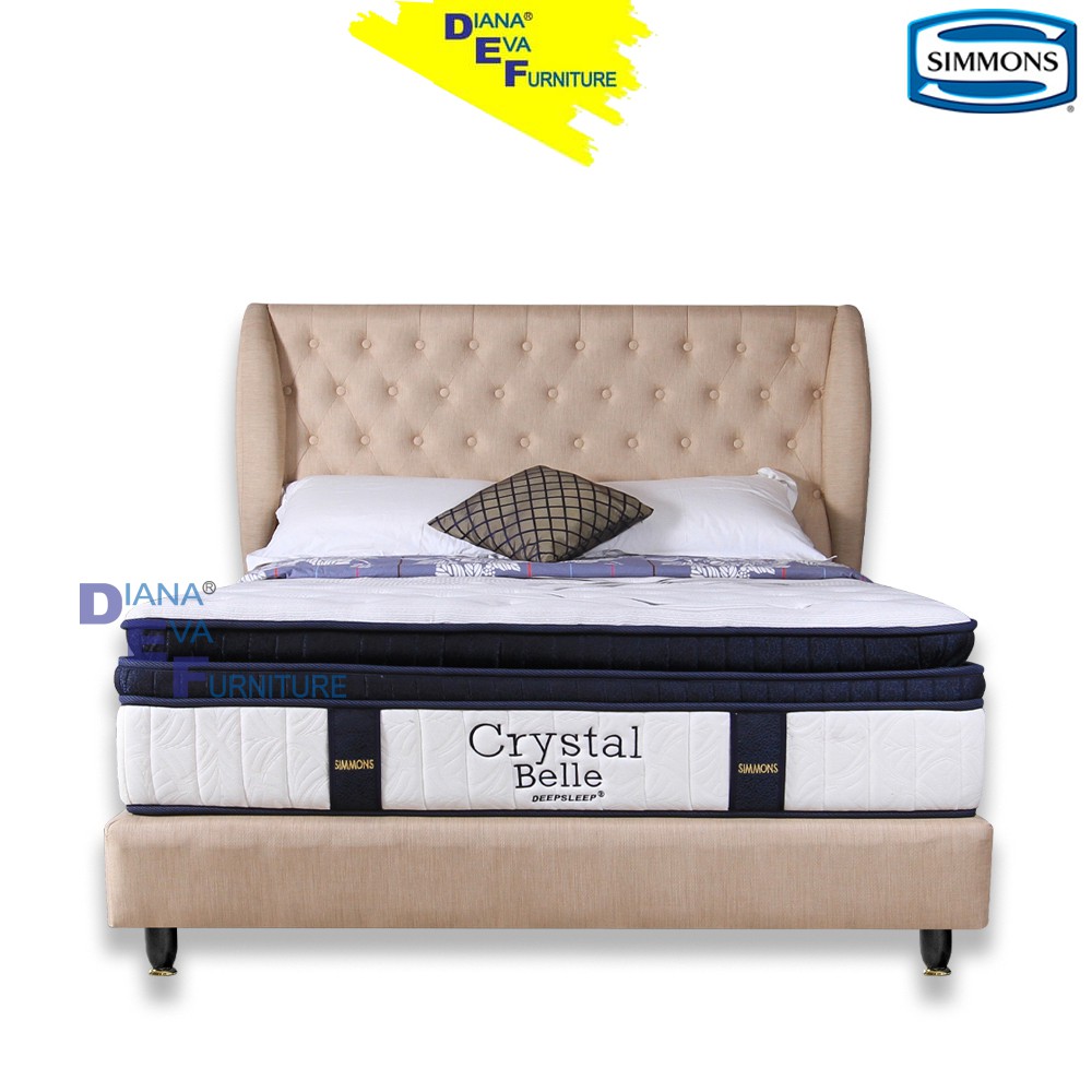 Jual Kasur Simmons Crystal Belle Full Set ( Kasur + Divan + Sandaran ...