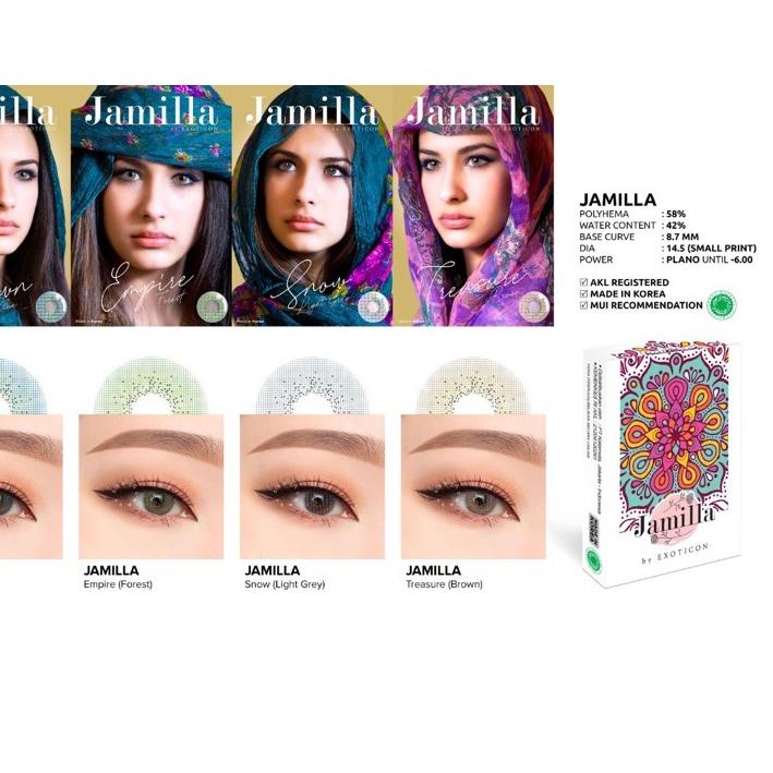 Jual ♥ Softlens Jamilla X2 Soflens Jamila Softlen Jammila Exoticon ...