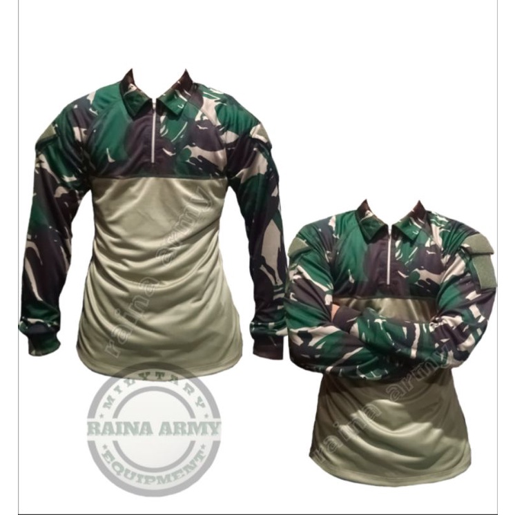 Jual kaos bdu dryfit kaos tactical bdu jersey dryfit t-shirt lengan panjang krem loreng malvinas ...