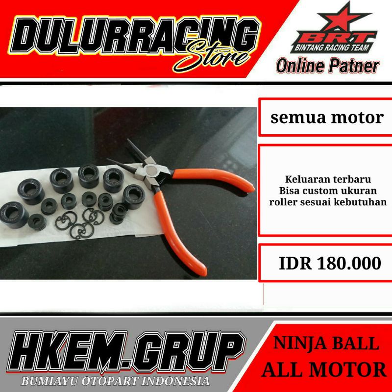 Jual BRT SUPER ROLLER BLACK DIAMOND ADJUSTABLE ROLLER NINJA BALL ...