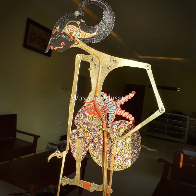 Jual Wayang Kulit Kerbau ASLI Janaka Arjuna Kualitas Alusan Ukuran 70cm ...
