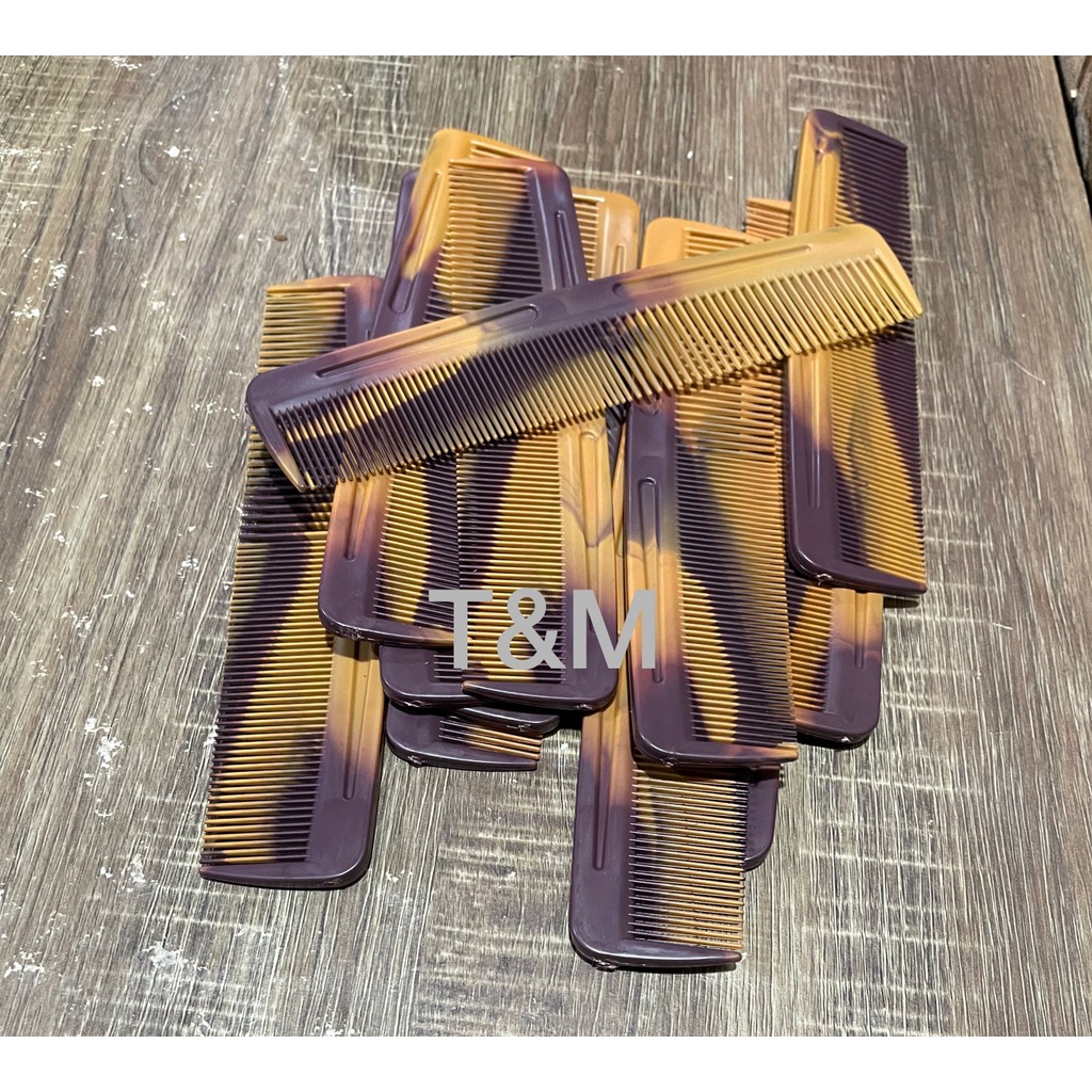 Jual sisir / sisir plastik / sisir motif kayu 1pcs / sisir rambut ...